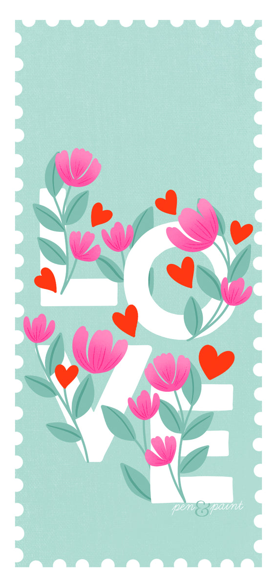 Free February Background & Lockscreen – Pen & Paint